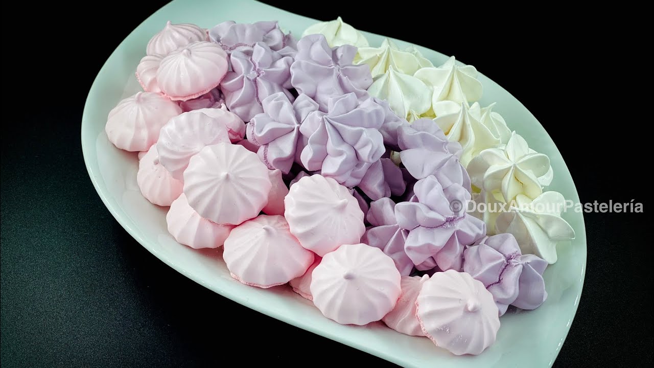 Merengues de Colores ¡RECETA RÁPIDA Y FÁCIL! - YouTube