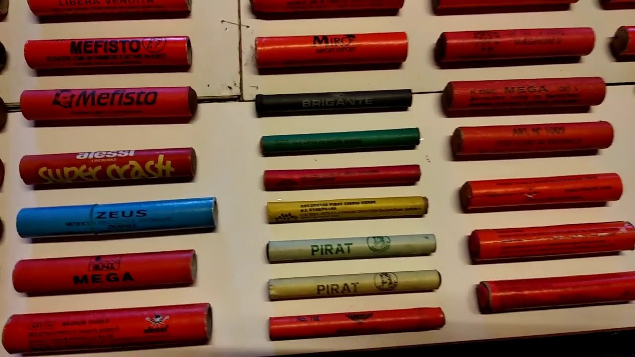 COLLEZIONE PETARDI A SFREGAMENTO - YouTube