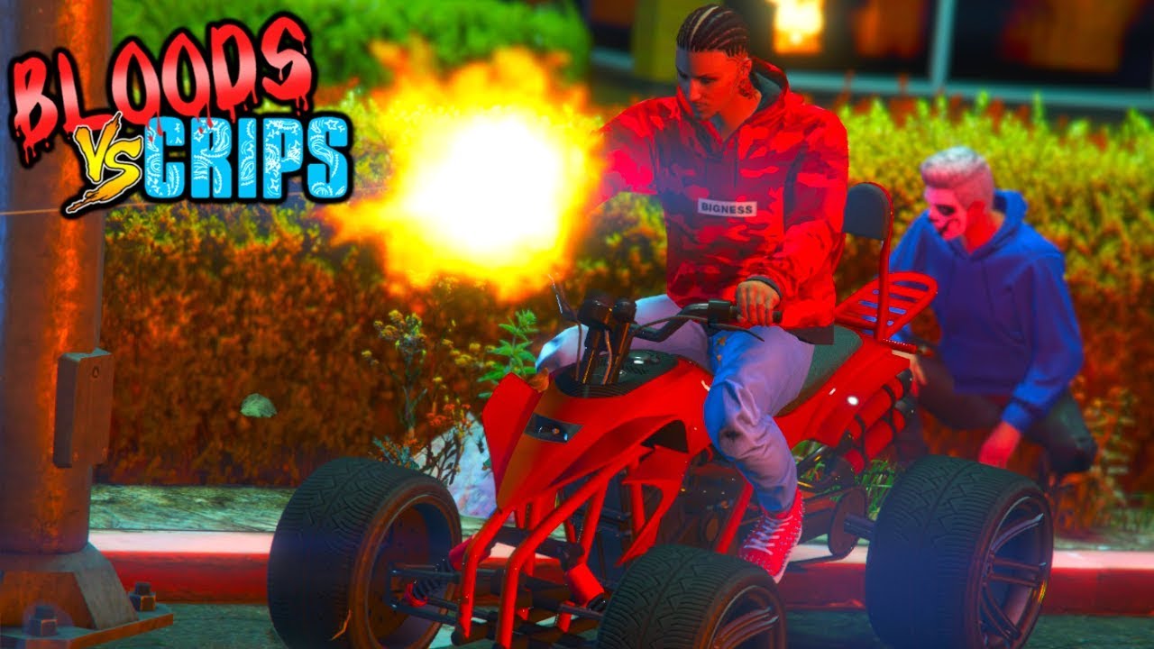 BLOODS VS CRIPS "BIKE LIFE #2" GANG WAR (GTA5 SKIT) - YouTube