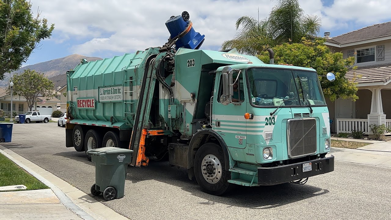 EJ Harrison & Sons- Volvo Amrep on Recycle - YouTube