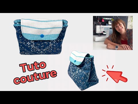 Coudre une TROUSSE de maquillage, trousse de toilette - TUTO COUTURE FACILE