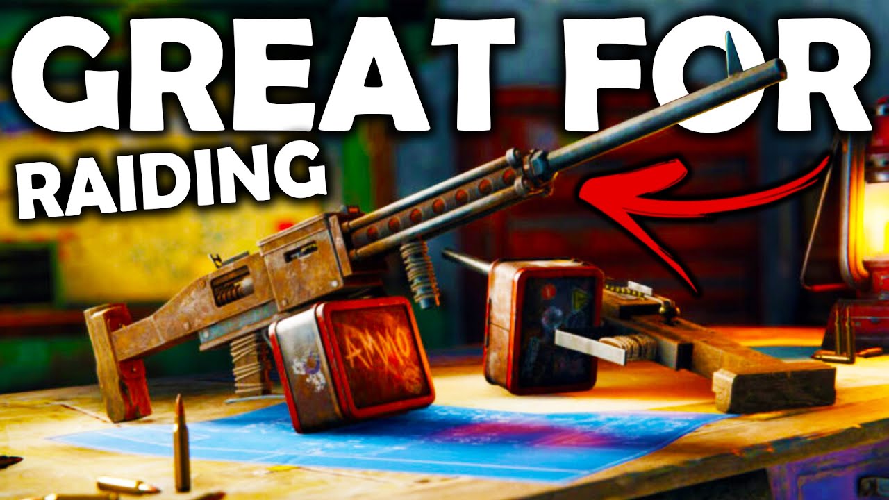 The NEW HLMG is SO GOOD FOR RAIDING - Rust - YouTube