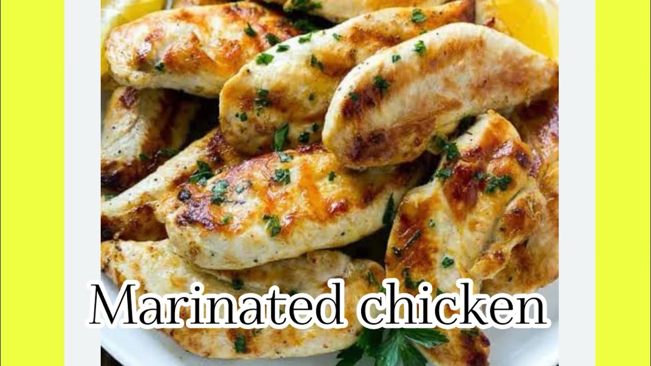 MARINATE for yummy and delicious chicken. Quick and simple recipe - YouTube