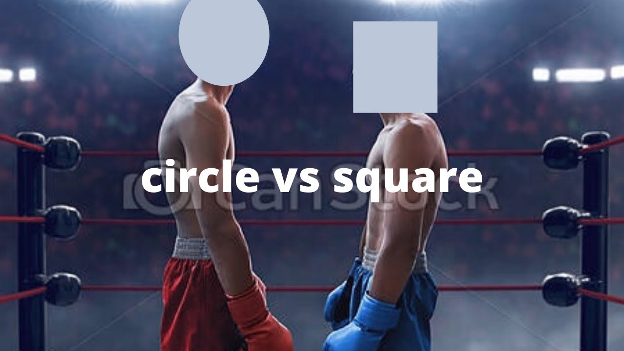 Circle vs square animation - YouTube
