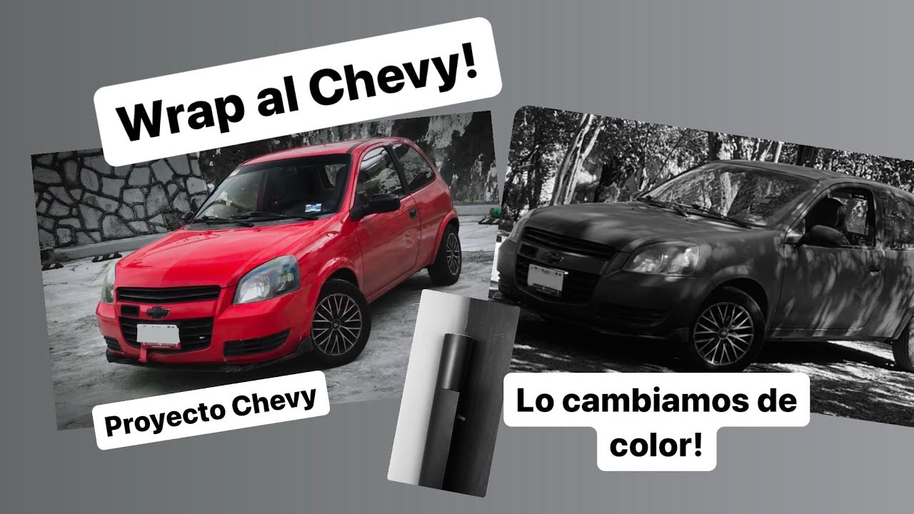 Vinilamos y cambiamos el color del Chevy! - vinyl Wrap al Chevy pop ...