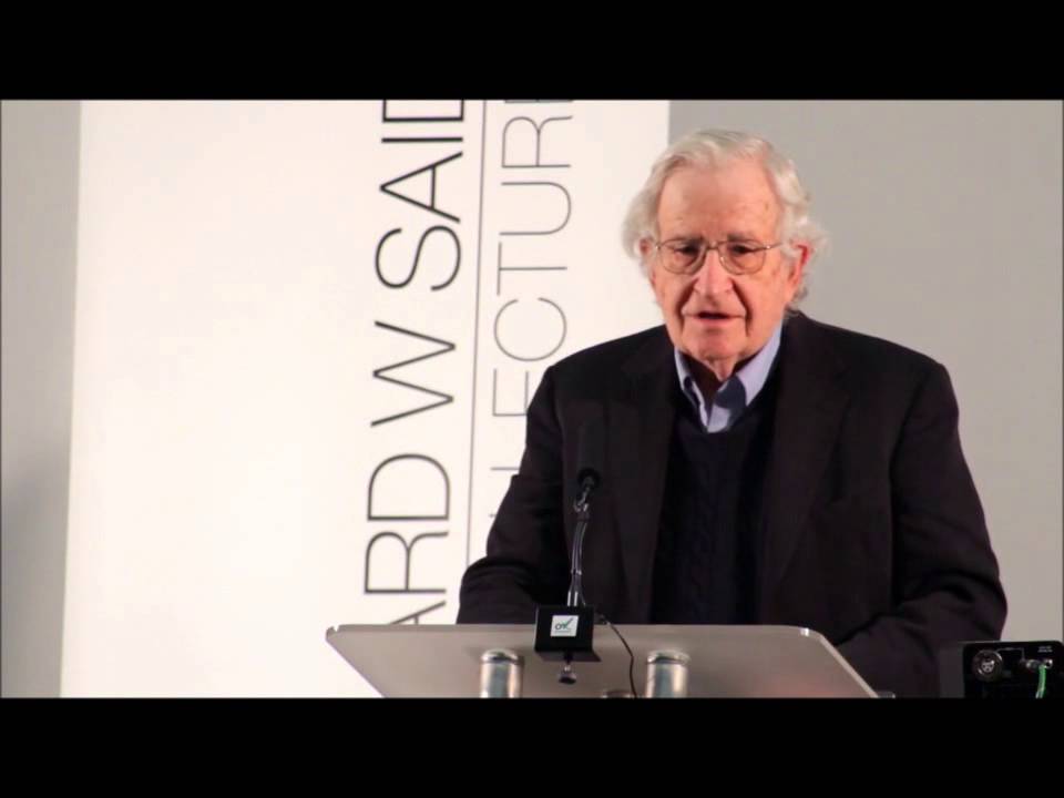 Edward W Said London Lecture 2013 - Noam Chomsky - 01 - YouTube