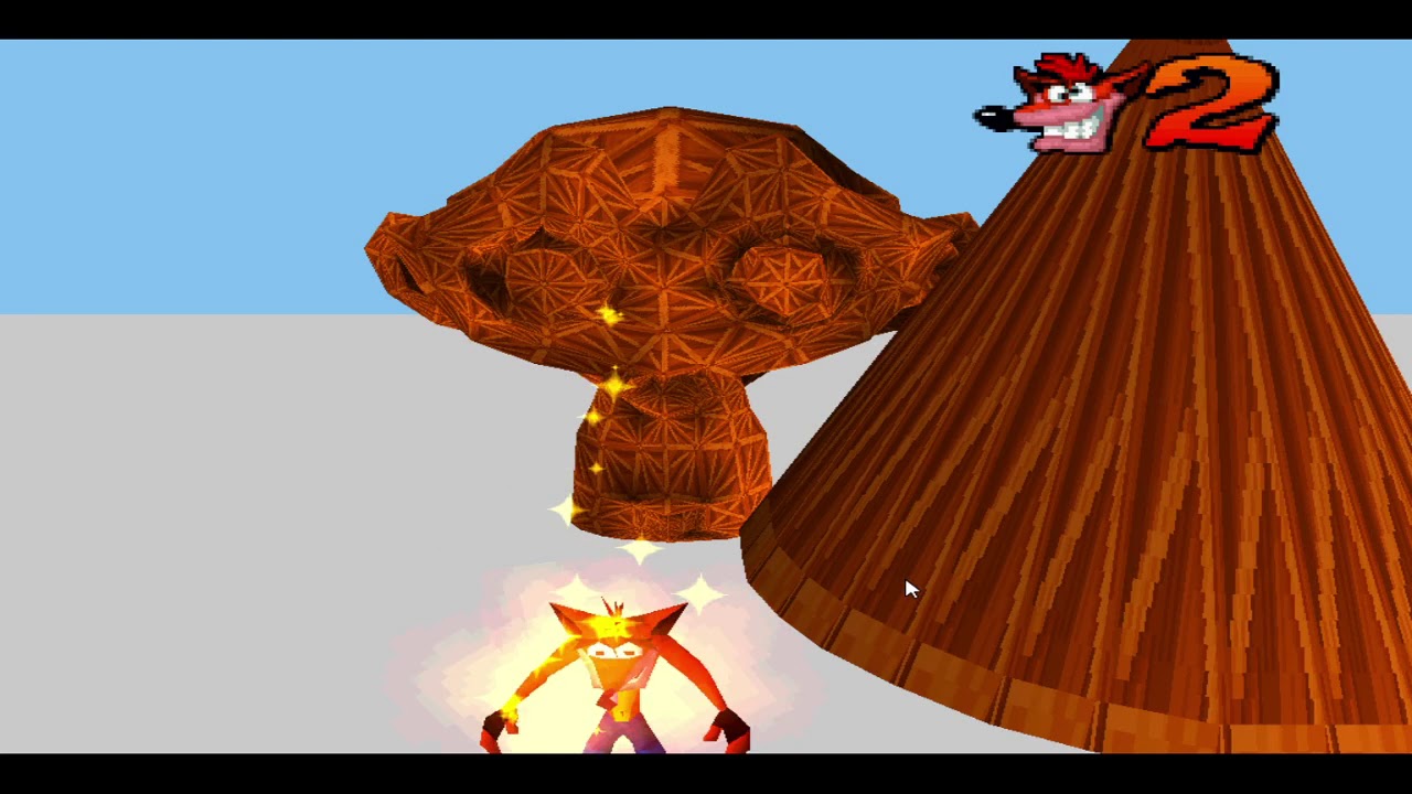 crash 1 first custom model - YouTube