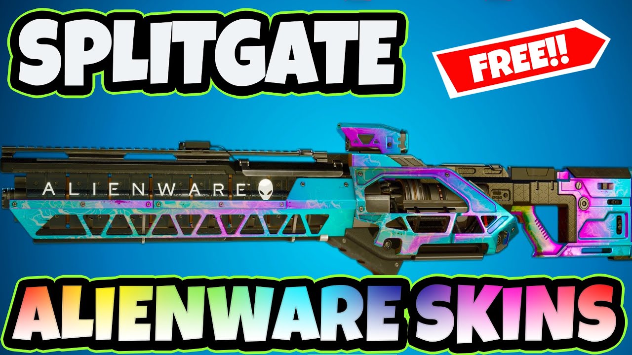 Splitgate: How To GET *FREE* ALIENWARE SKINS! LIMITED EDITION SKINS ...