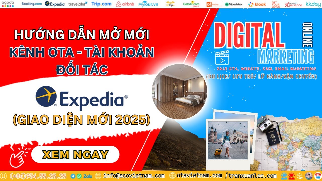 TXL- Hướng dẫn đăng ký kênh OTA - tài khoản đối tác Expedia Partner ...