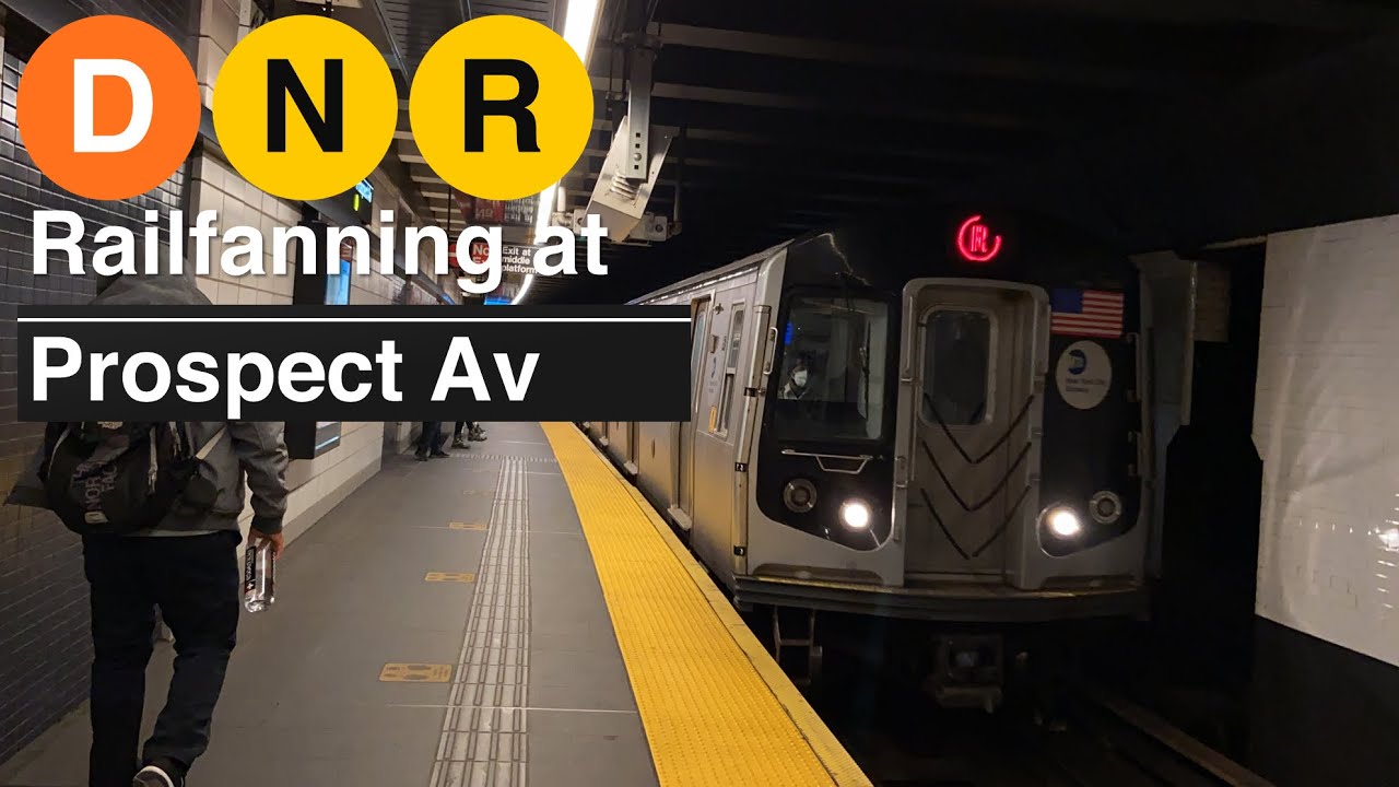 NYC Subway: (D)(N)(R) Railfanning at Prospect Av (full local) | BMT ...