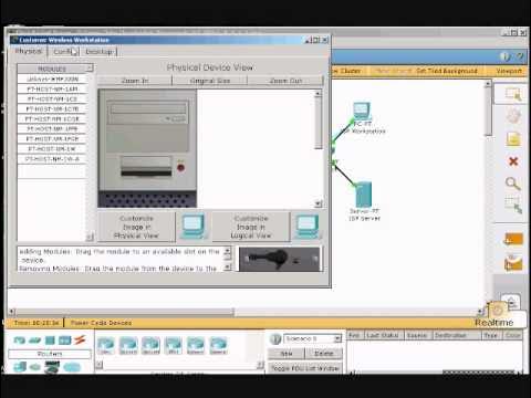 Configuring WEP on a Wireless Router.wmv Packet Tracer - YouTube