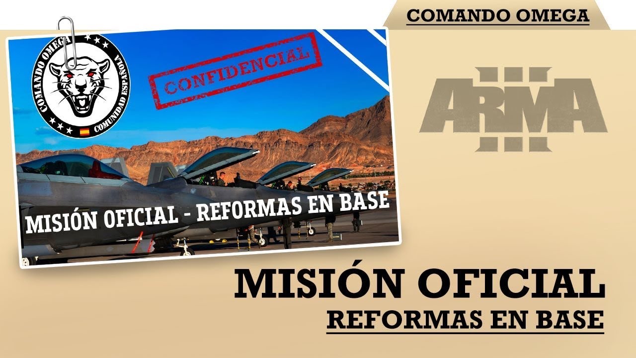 | REFORMAS EN BASE (parte 1) | MISION OFICIAL | COMANDO OMEGA | ARMA 3 ...