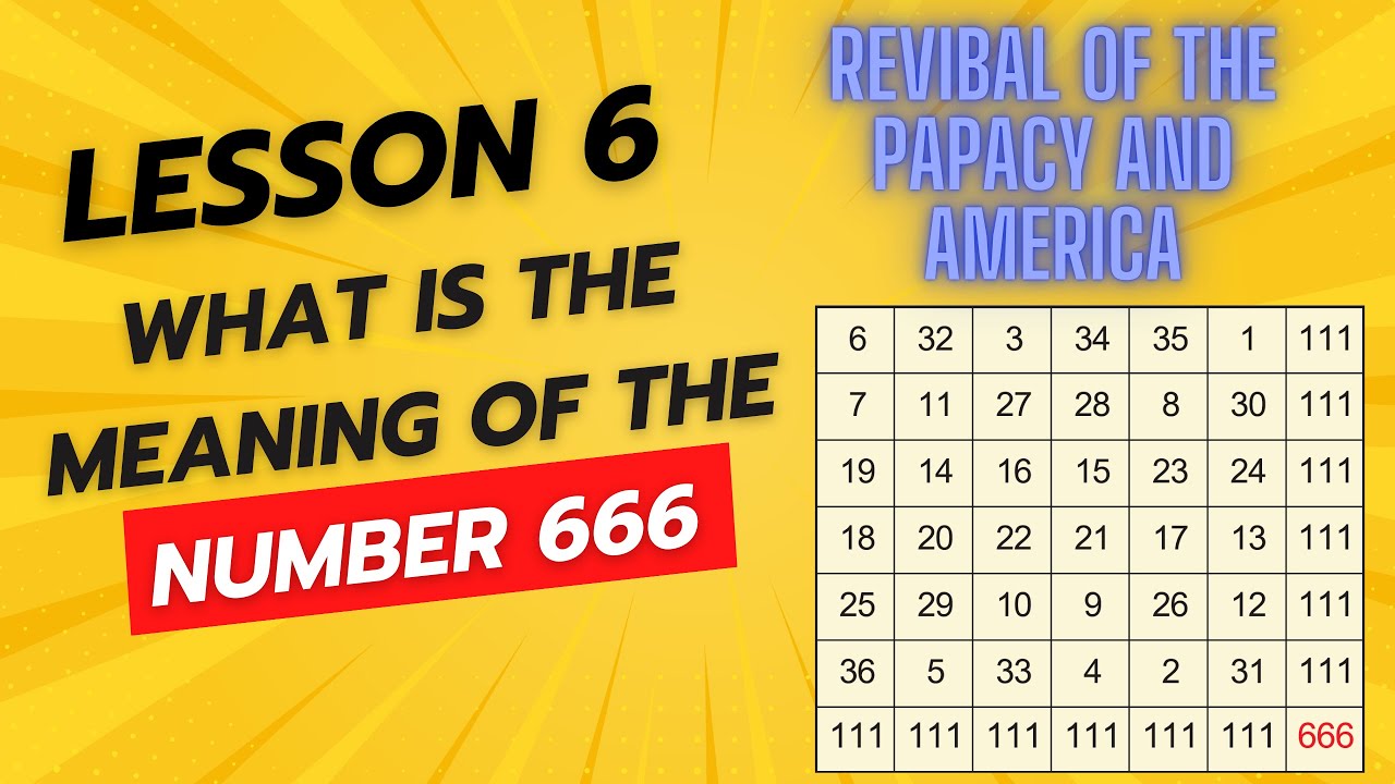 Lesson 6- Revival of the Papacy and America - YouTube