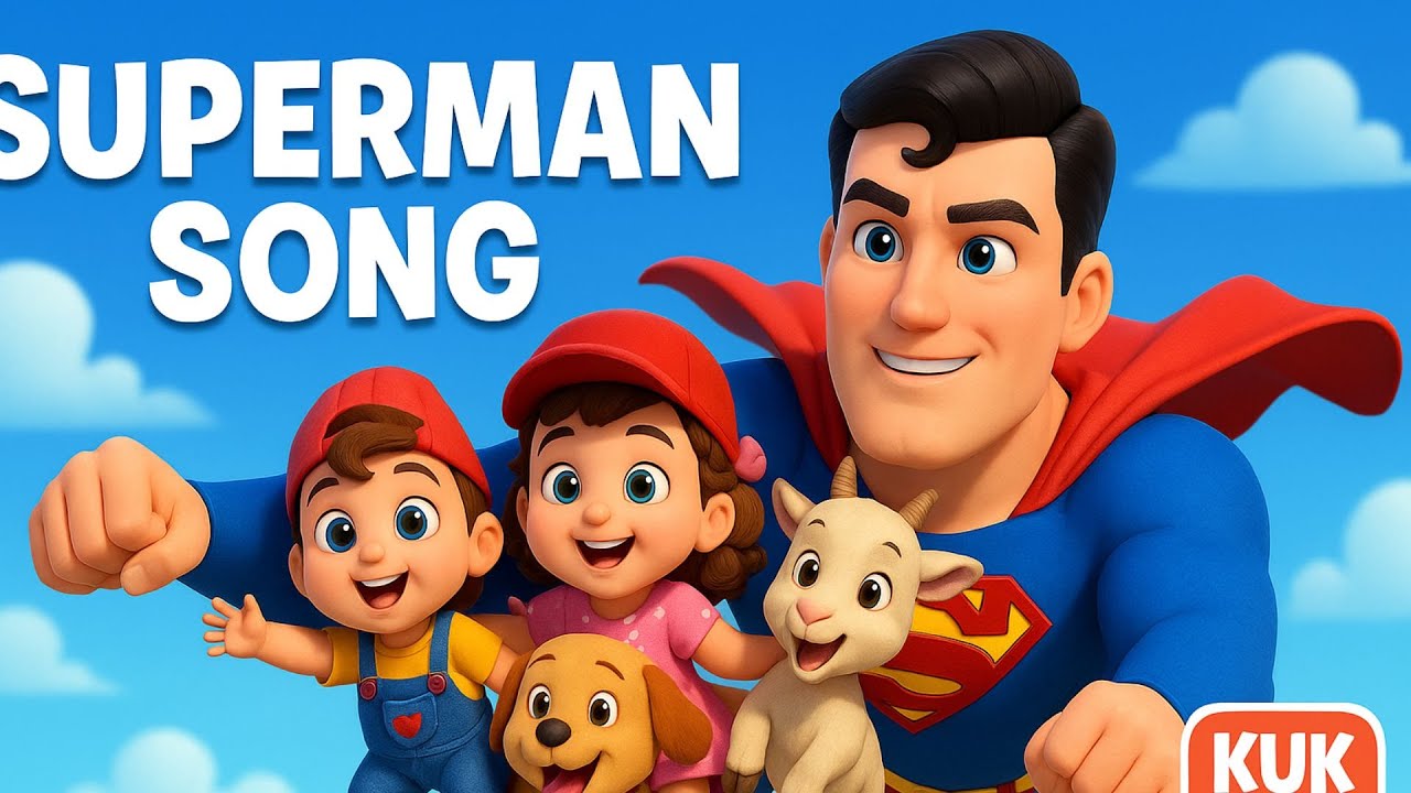 Superman Kids Songs | Nursery Rhyme English | Kuk Kuk TV - YouTube