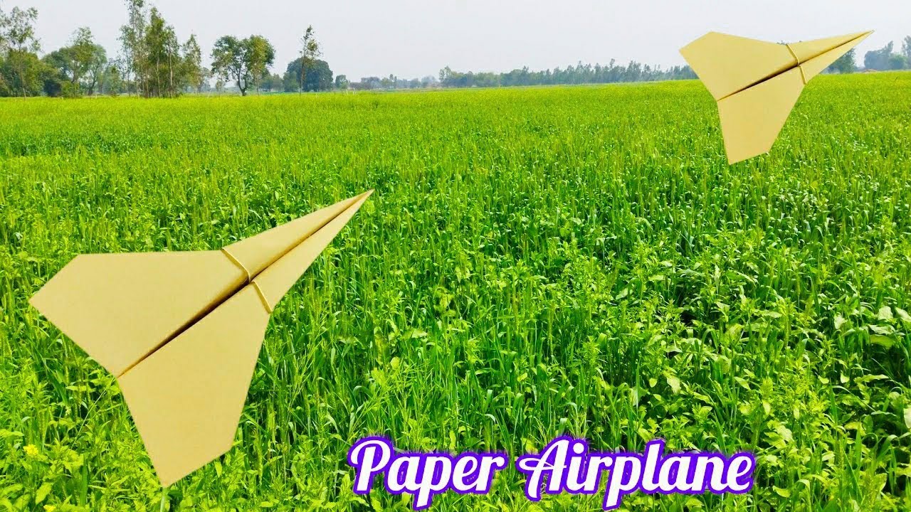 How to make Paper Airplane।। paper Aroplane।। #craft #paperaroplane ...