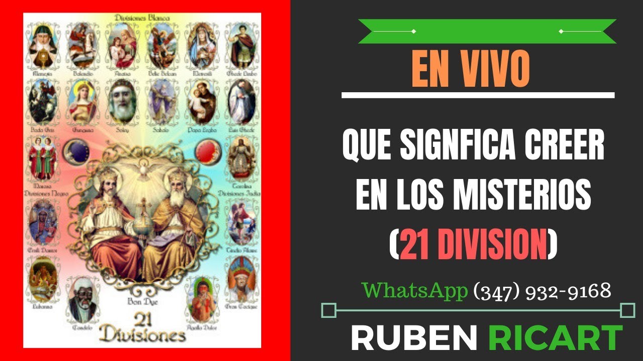 21 Divisiones | Que significa creer en los misterios (santos)? - YouTube