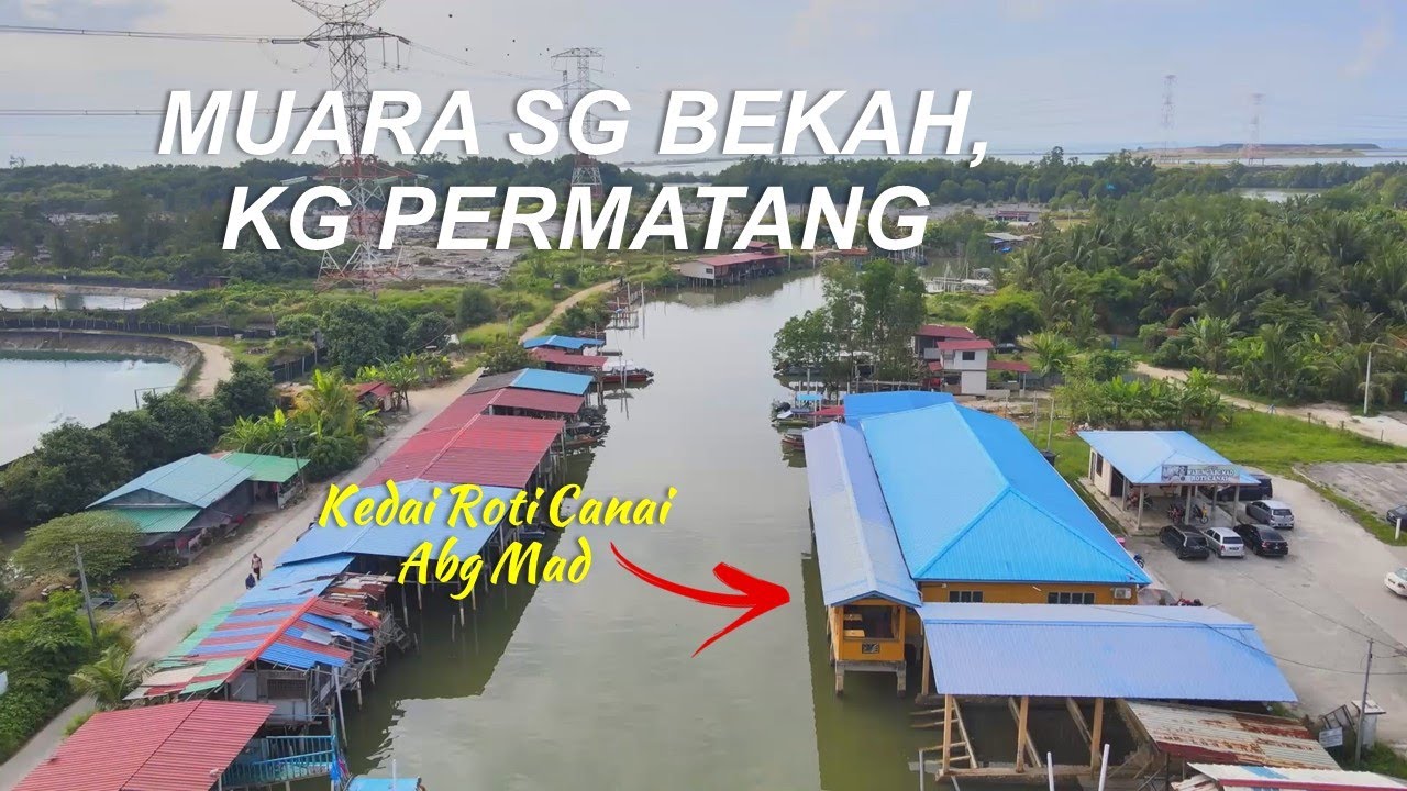 Drone view Muara Sungai Bekah, Kg Permatang - YouTube
