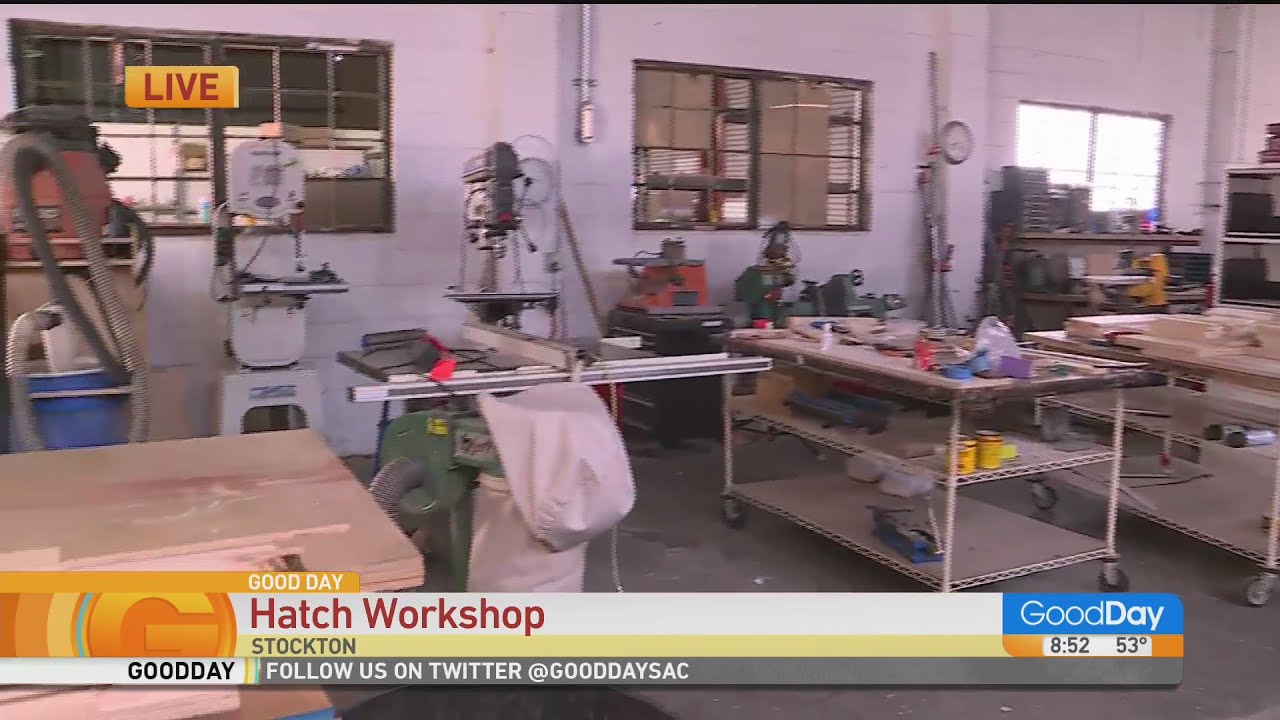 Hatch Workshop - A Maker's Space in Stockton! - YouTube