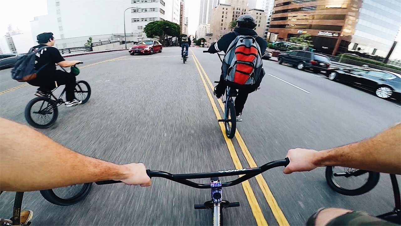 NEW BMX BIKE - FIRST HIGH SPEED HILL BOMB! - YouTube