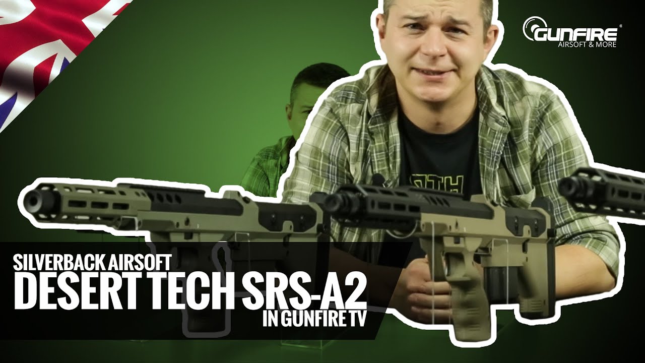 Sniper rifle replicas Desert Tech SRS-A2 from Silverback Airsoft - YouTube