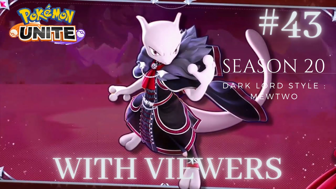 Pokémon Unite With Viewers [Live 43] Battle Pass 20 Dark Lord Style ...