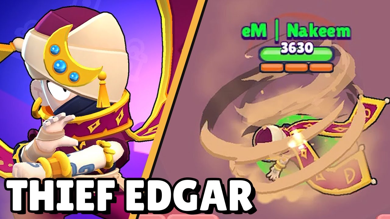 Thief Edgar Skin Spotlight - Brawl Stars - YouTube