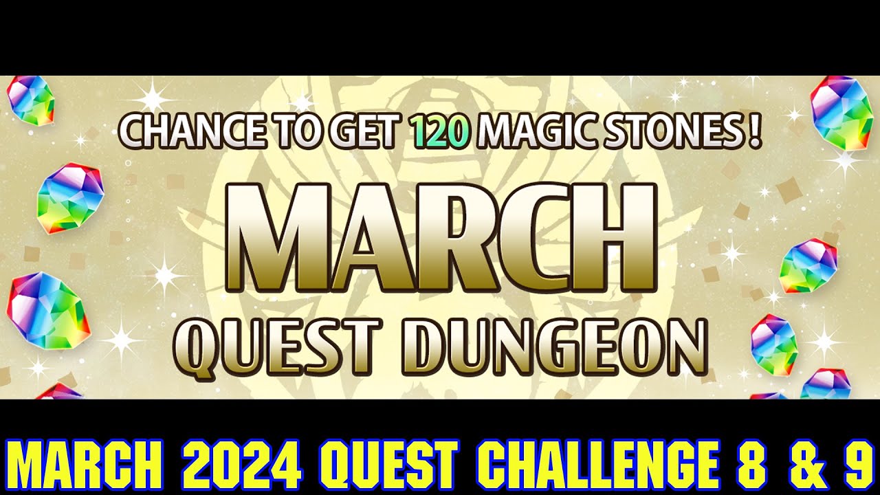 [PAD] March 2024 Quest - Challenge Level 8 & 9 (Fixed Team) - YouTube
