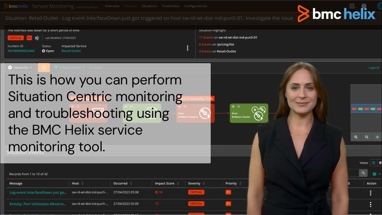 Situation Monitoring and Troubleshooting (Part 3) with BMC Helix - YouTube