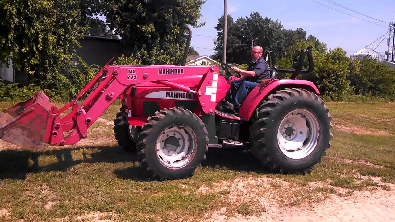 Mahindra 7520 Kunau Implement - YouTube