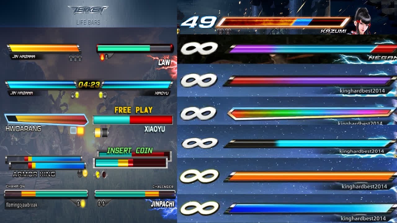 Tekken 7 Pc Health Bar Mod - YouTube
