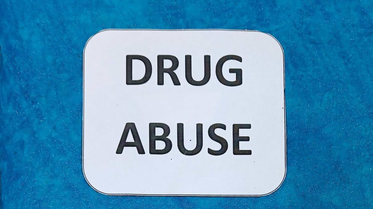 CLASS XII | ENGLISH PROJECT FILE | DRUG ABUSE - YouTube