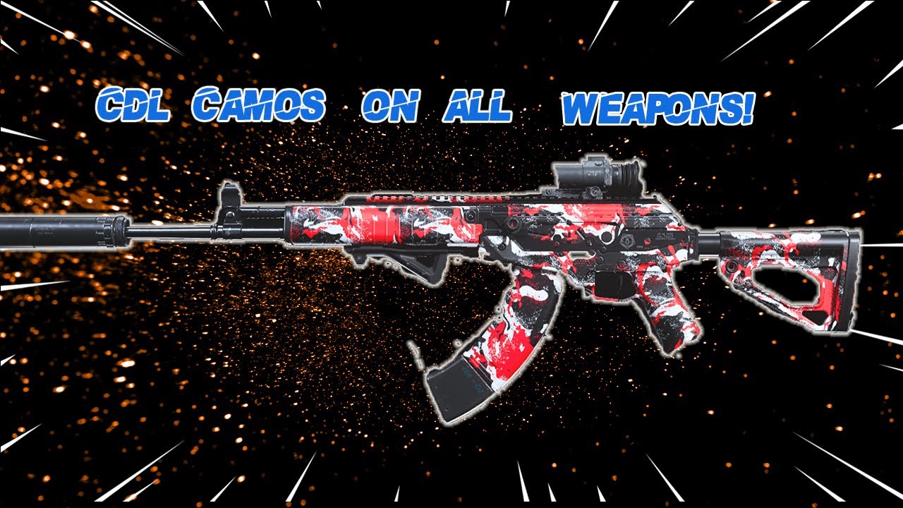 How to Use 2021 CDL Camos on Modern Warfare Guns in Warzone/Multiplayer ...