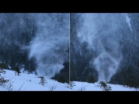 Snownado w Tatrach czyli tornado śnieżne - YouTube
