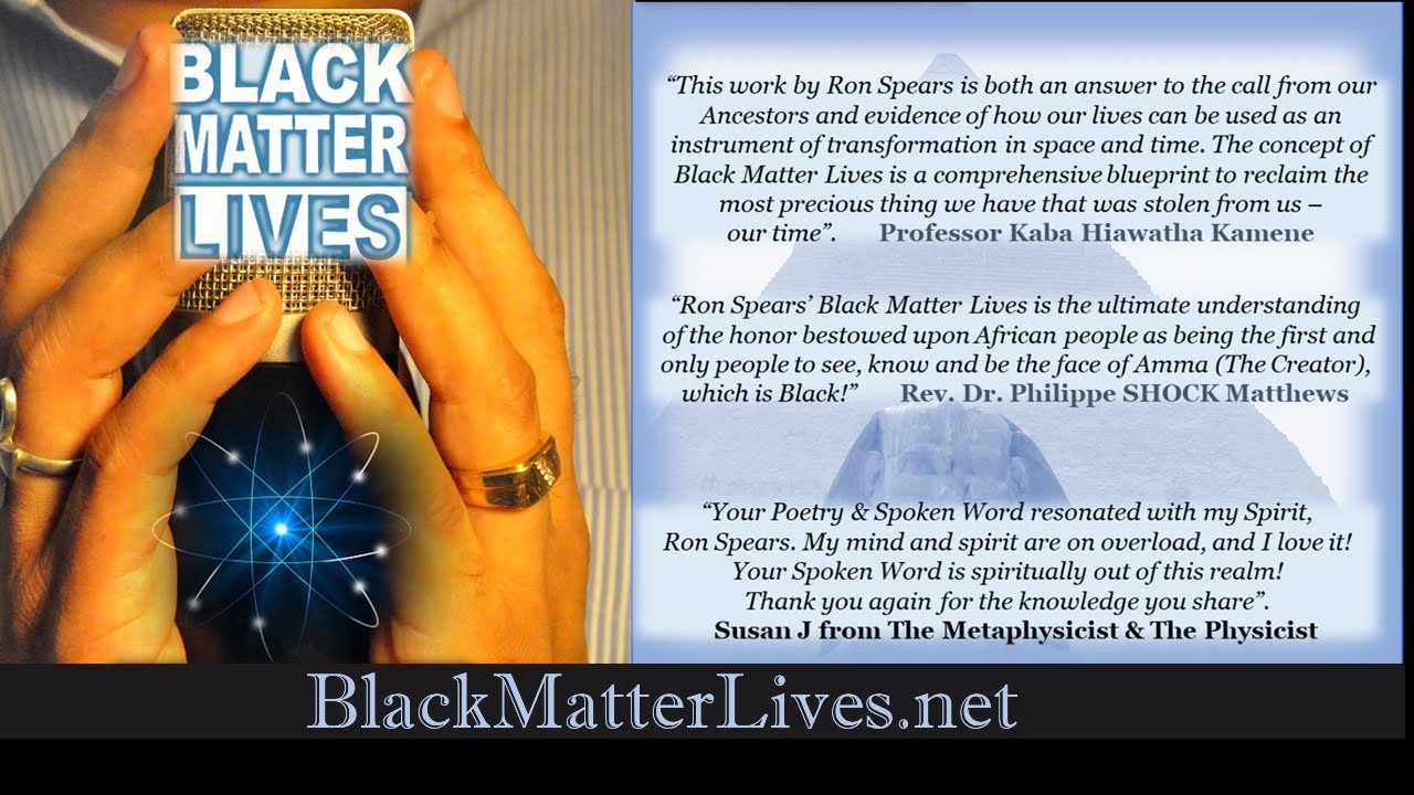 The Physicist and Metaphysicist - Black Matter Lives Book Debut - YouTube