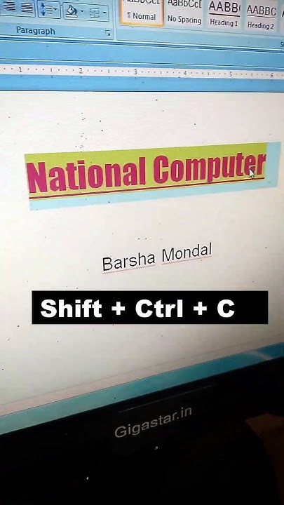 Formatting Copy Nctc Computerclass Computertricks Computer Shortcutkeys Viralreels Shorts
