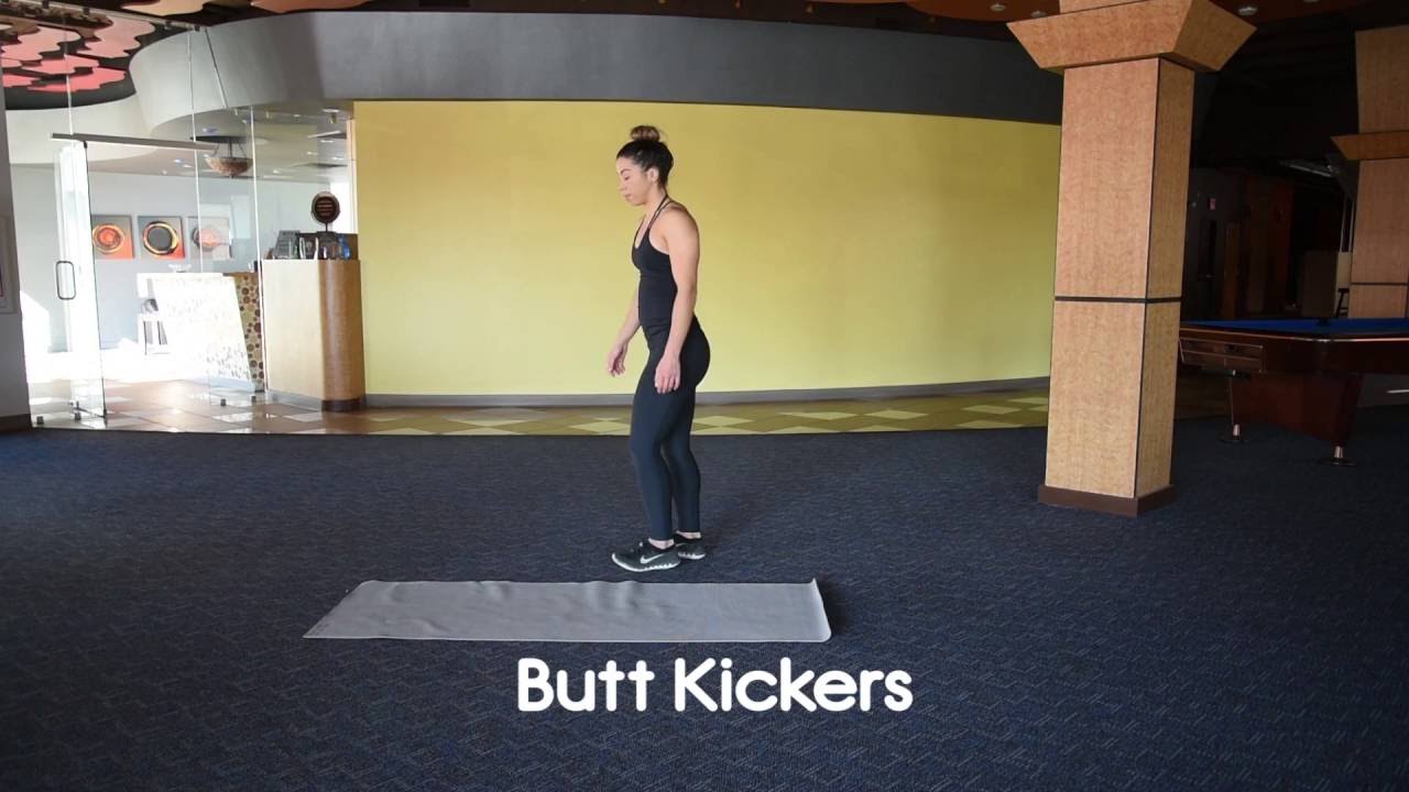 How to Do Butt Kickers - 20 Second Demo - YouTube