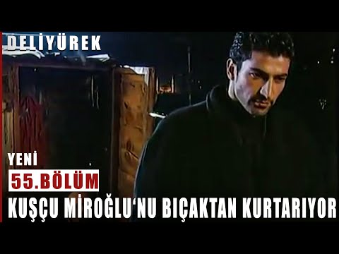 Kuşçu Miroğlu'nu Bıçaktan Kurtarıyor - Deli Yürek - 55.Bölüm