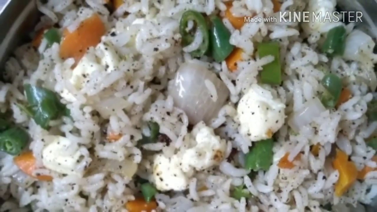 Lunch box special|Paneer Fried Rice|Children's special - YouTube