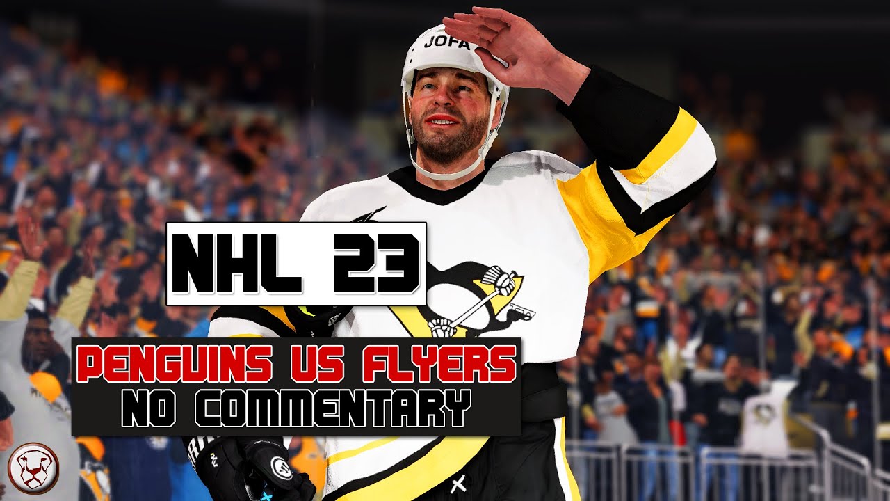 NHL 23: PENGUINS VS FLYERS Gameplay - No Commentary | JAROMIR JAGR ...