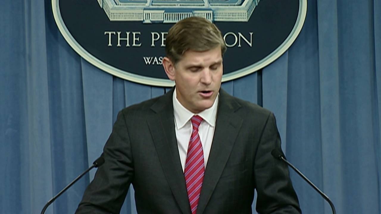 Pentagon Press Secretary Updates Reporters - YouTube