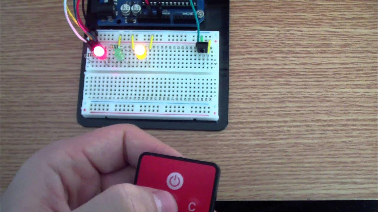 Arduino control LEDS with IR remote - YouTube