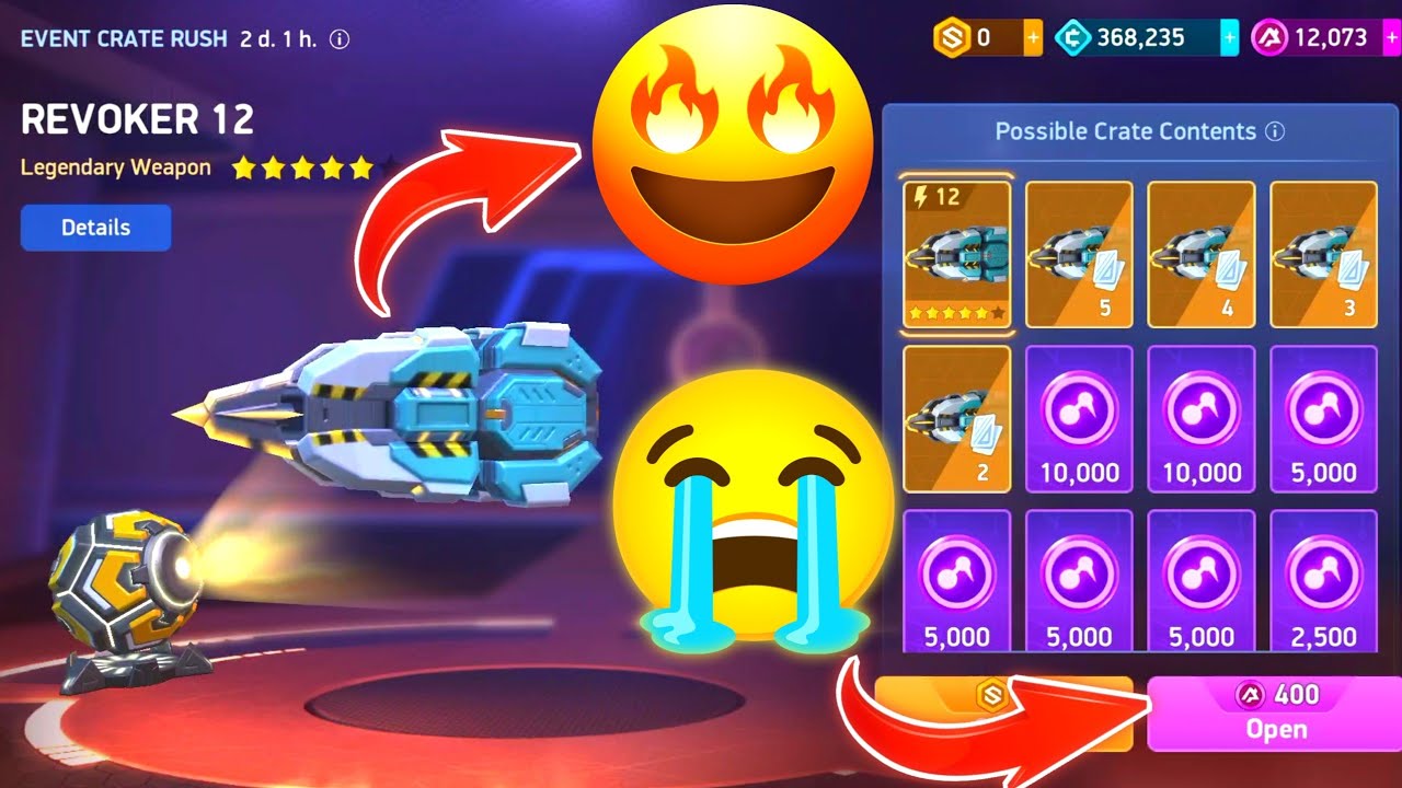 Let's Try To Unlock Revoker 12 In Event Crate Rush 🔥🔥 - Mech Arena ...