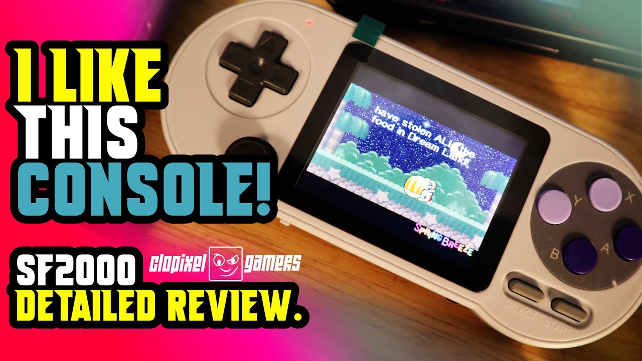 The SF2000...A Budget Handheld I really Like! Subscribe@clopixelgamers ...
