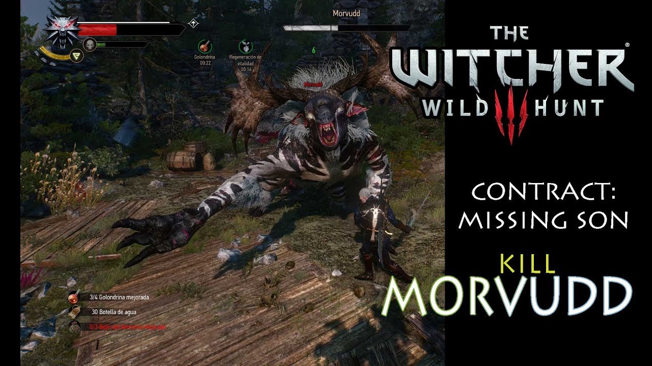 The Witcher 3 hunt for Morvudd {Take ya kids out the room} - YouTube