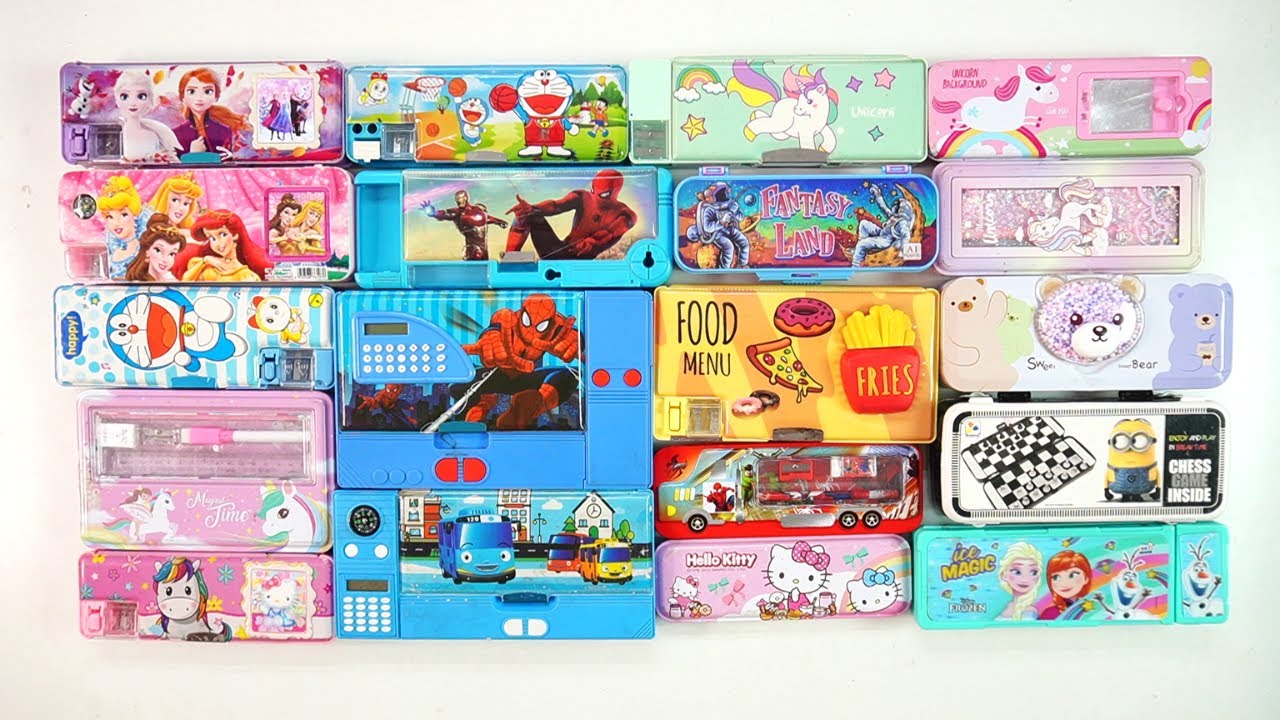 beautiful Stationery Collection unicorn geometry box, eraser, hello ...