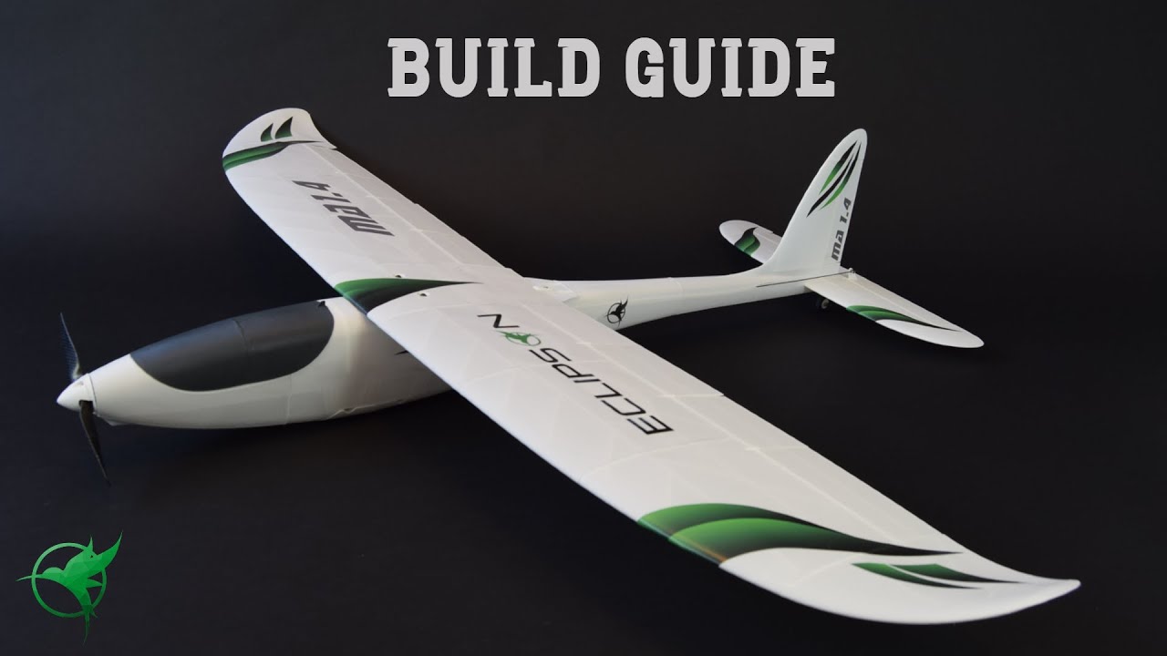Eclipson Model A XL build guide- 3D printed RC plane trainer - YouTube