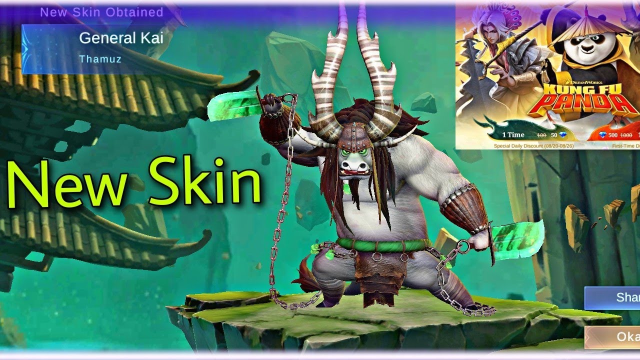 KUNG FU PANDA draw ||General Kai Thamuz #mlbb #shorts #adcsg - YouTube