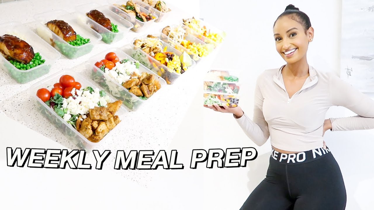 MEAL PREP WITH ME FOR THE WEEK meal prepping for beginners for a ...
