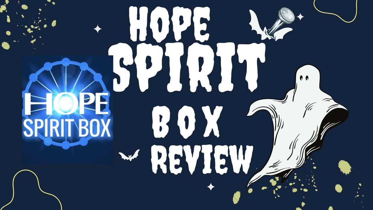 HOPE GHOST box phone APP REVIEW - YouTube