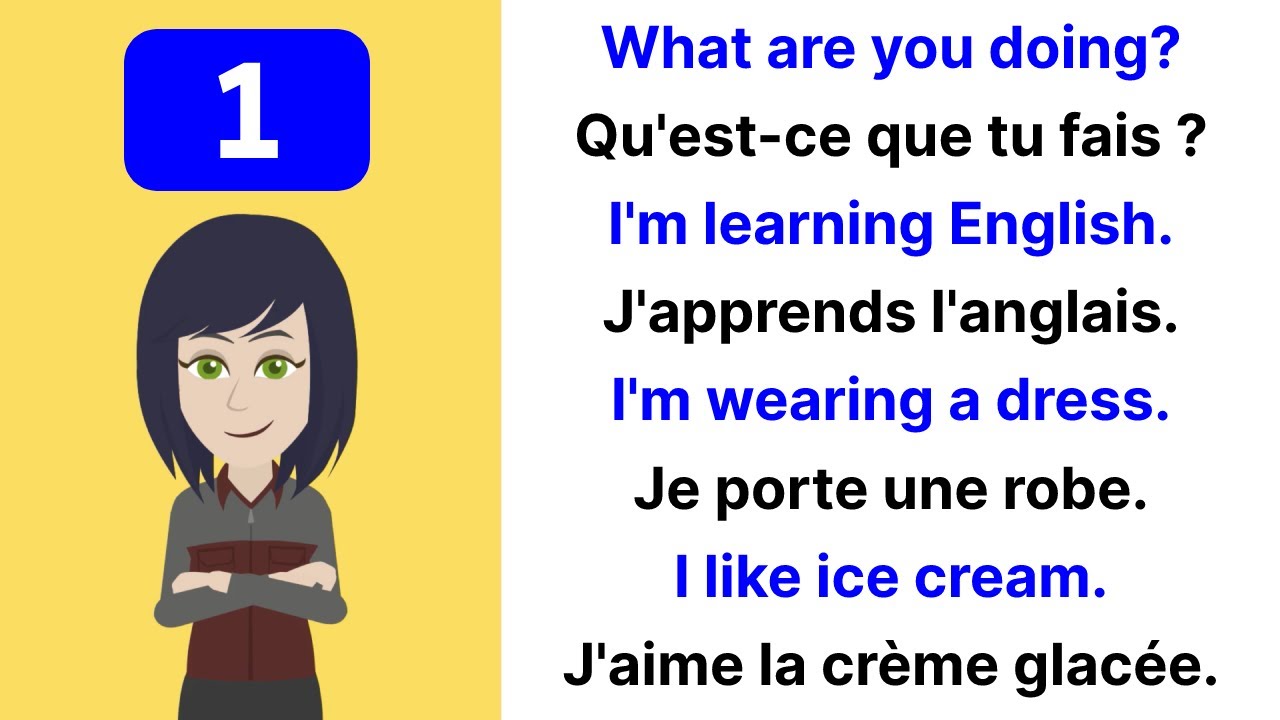 Let's Learn English Part 1 Apprendre l'anglais - YouTube